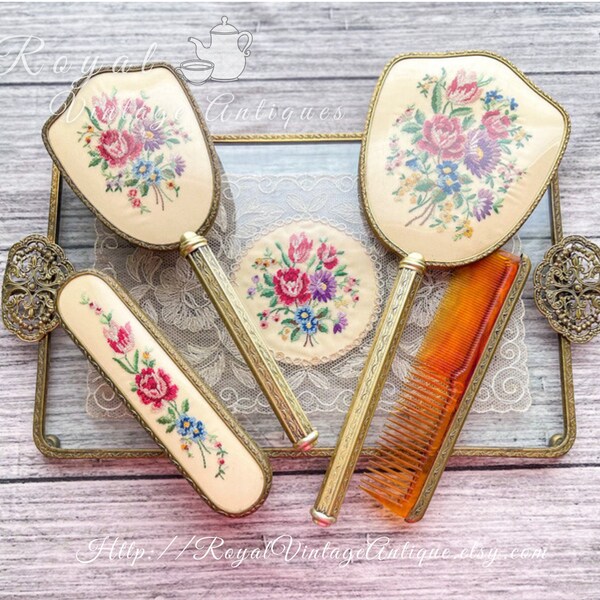 Comb and Brush Set - Etsy