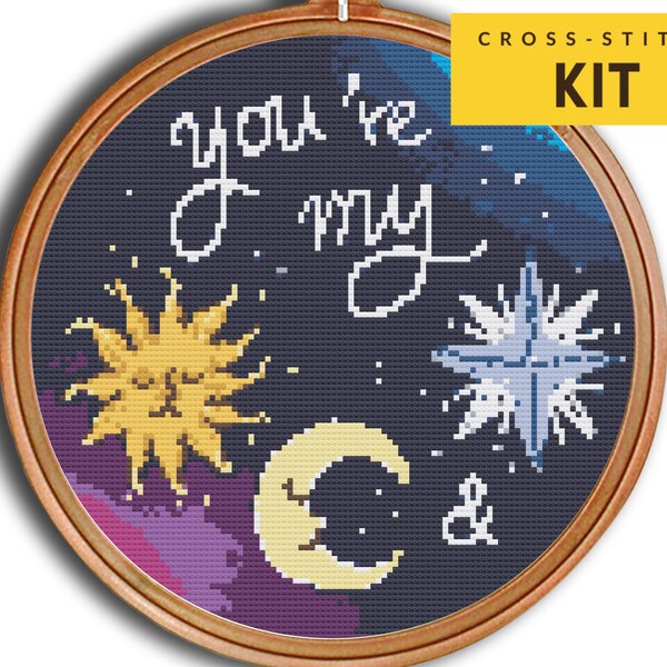 Sun Cross Stitch - Etsy