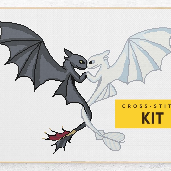 Toothless Embroidery - Etsy