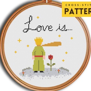 Le Petit Prince Cross Stitch Patterns, Little Prince Cross Stitch ...
