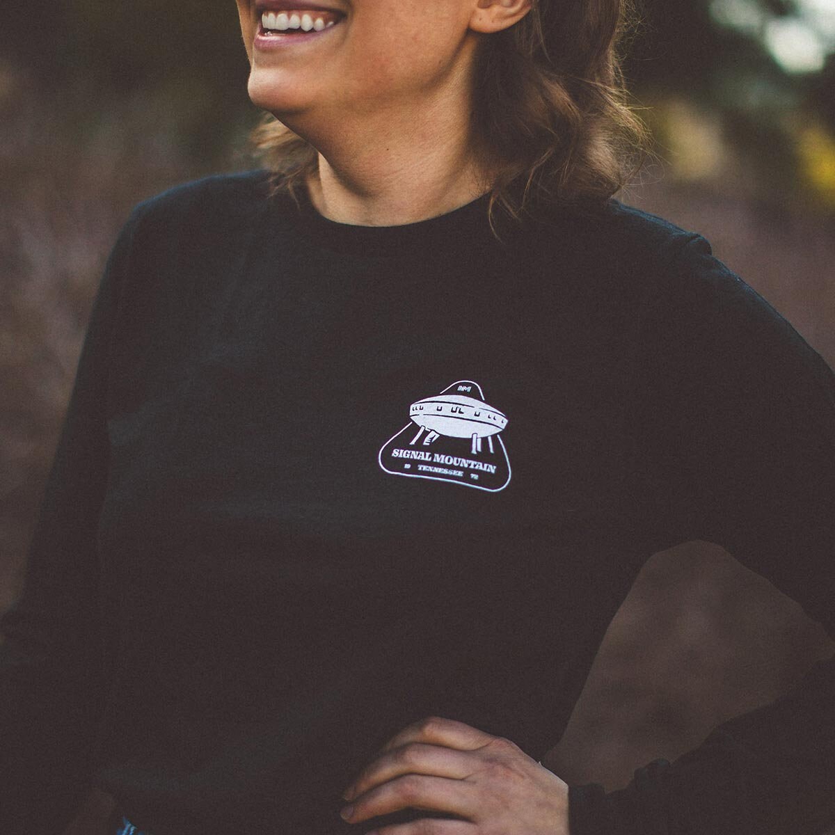 Signal Mtn. Spaceship House Long Sleeve Tee - Etsy