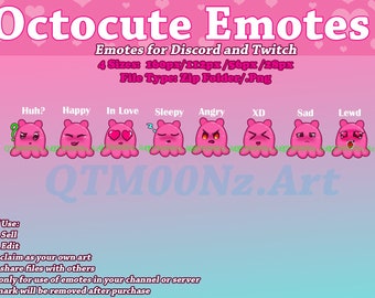 Octopus Emote - Etsy