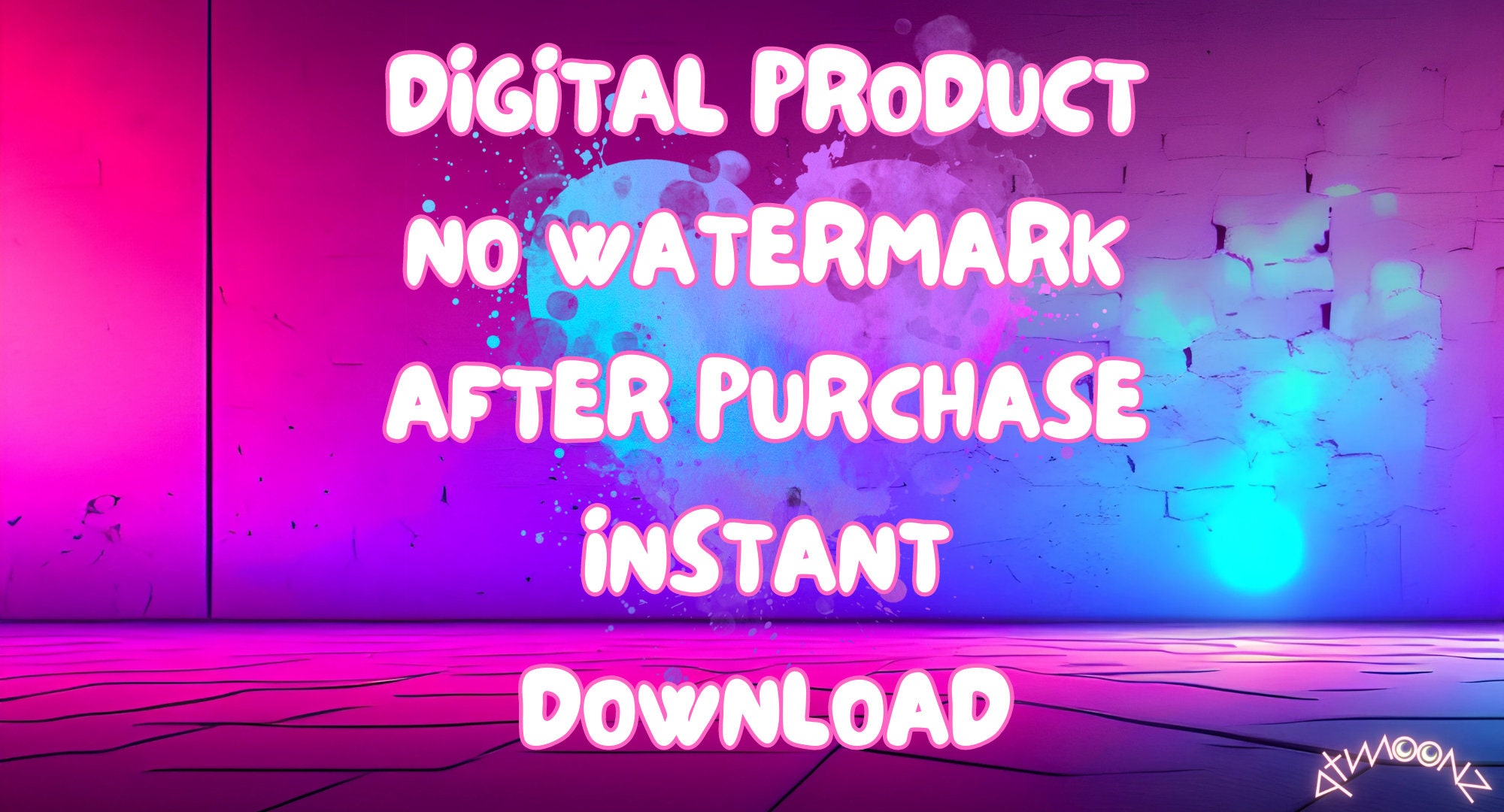 Cute DVA Pachi Digital PC Wallpaper | Kawaii Pink Blue Purple Yellow ...