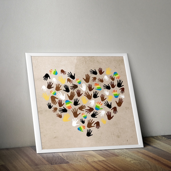 Diversity Wall Art - Etsy
