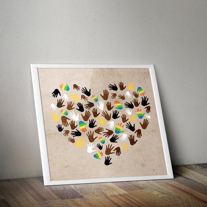 Diversity Wall Art - Etsy