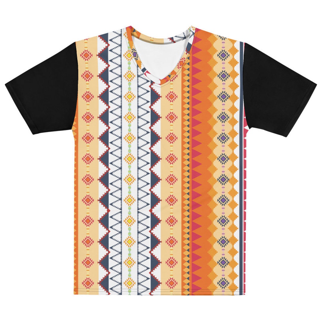 Mens Tribal Pattern Shirt - Aztec Pattern Custom Shirt - Limited ...