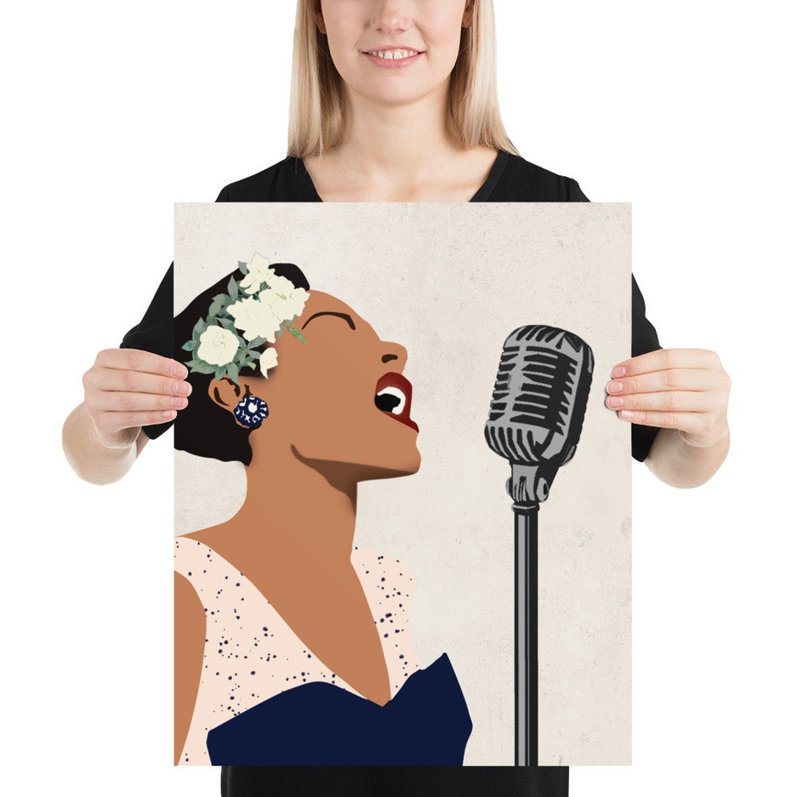 Billie Holiday Poster Lady Day Inspired Art 810 1216 - Etsy