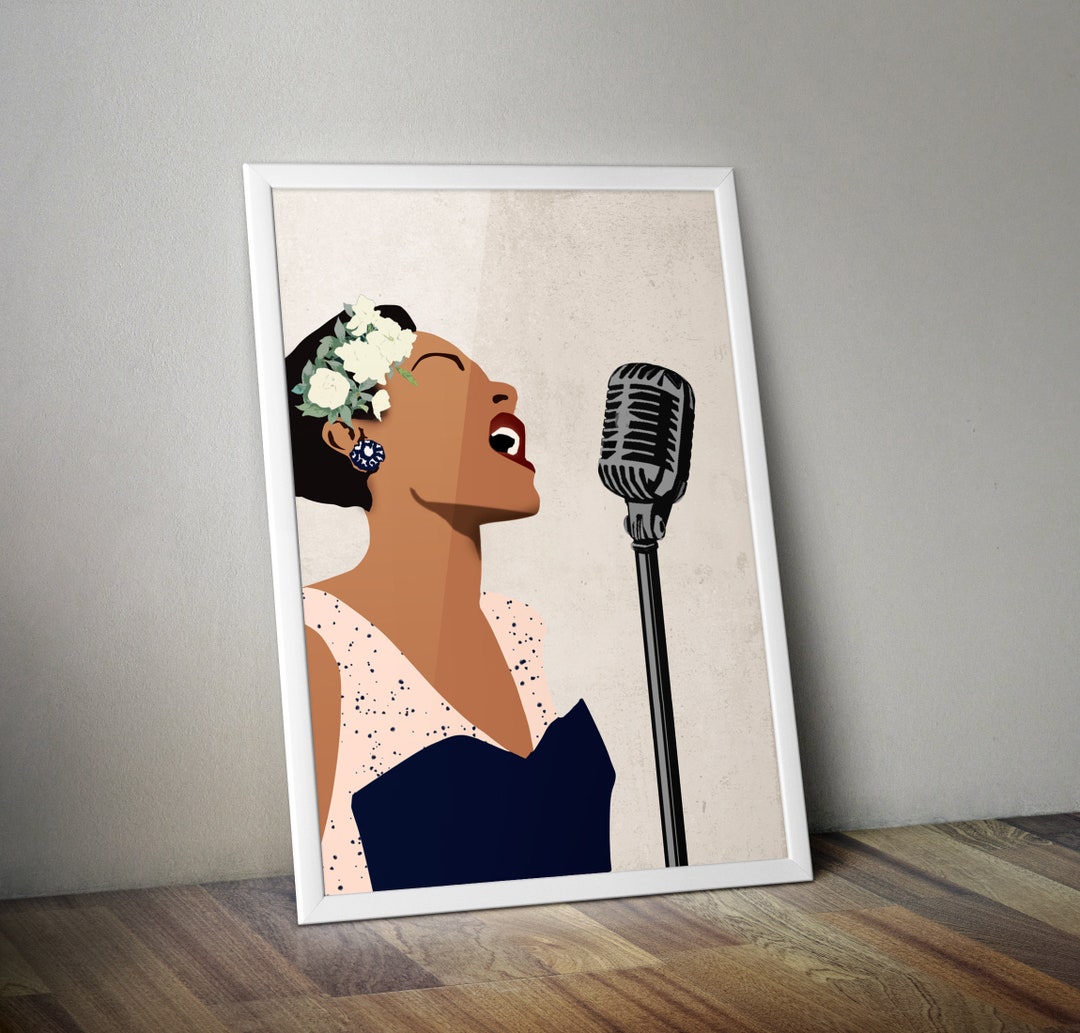 Billie Holiday Poster Lady Day Inspired Art 810 1216 - Etsy