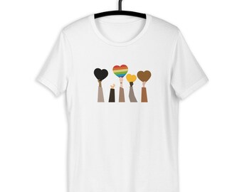 Diversity Hands Sticker Equality Peace Kindness Humankind | Etsy