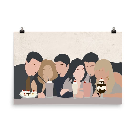 Friends Milkshake Poster