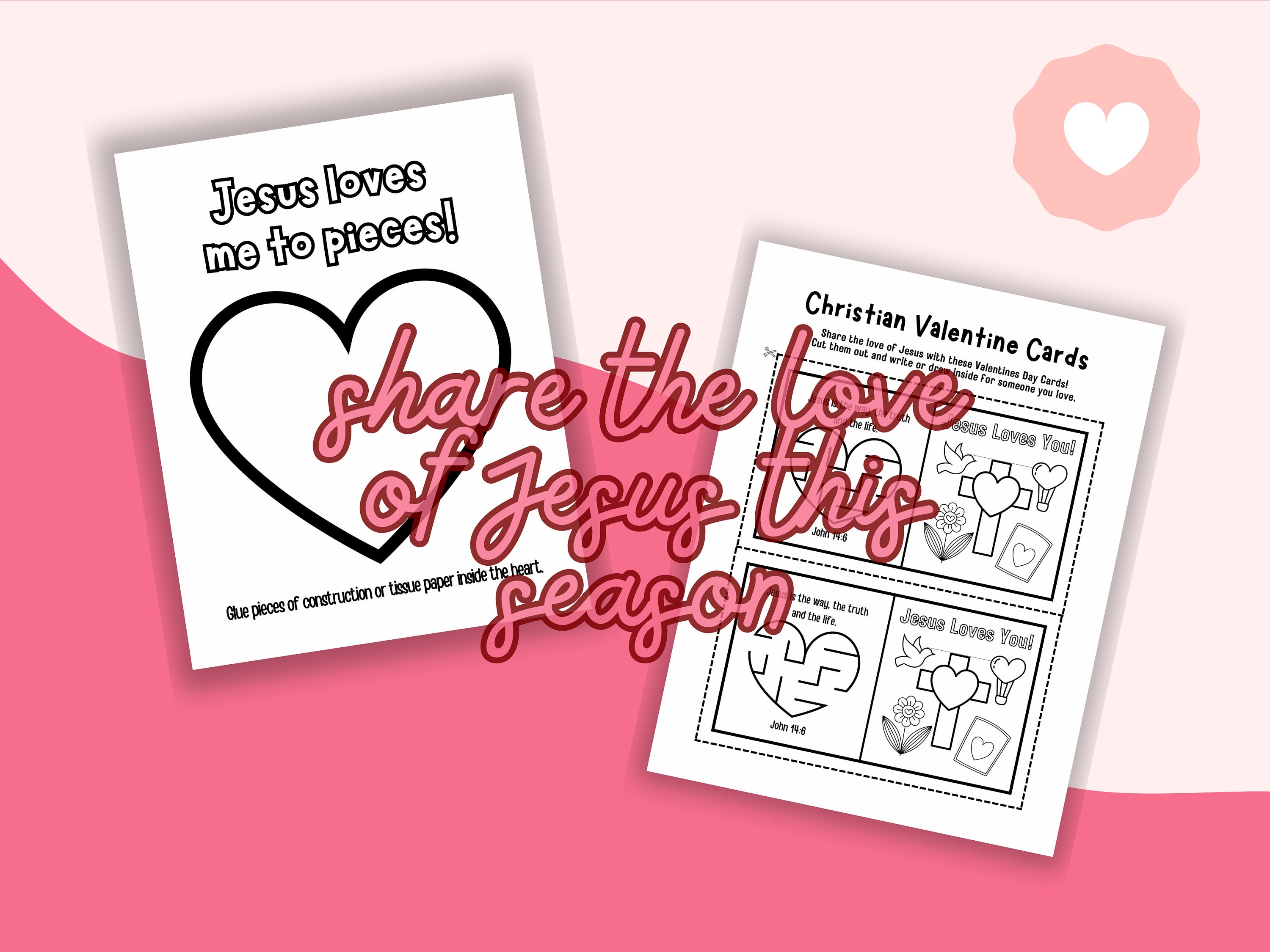 Valentine's Day Bible Lesson for Kids / Toddlers, Sunday School ...