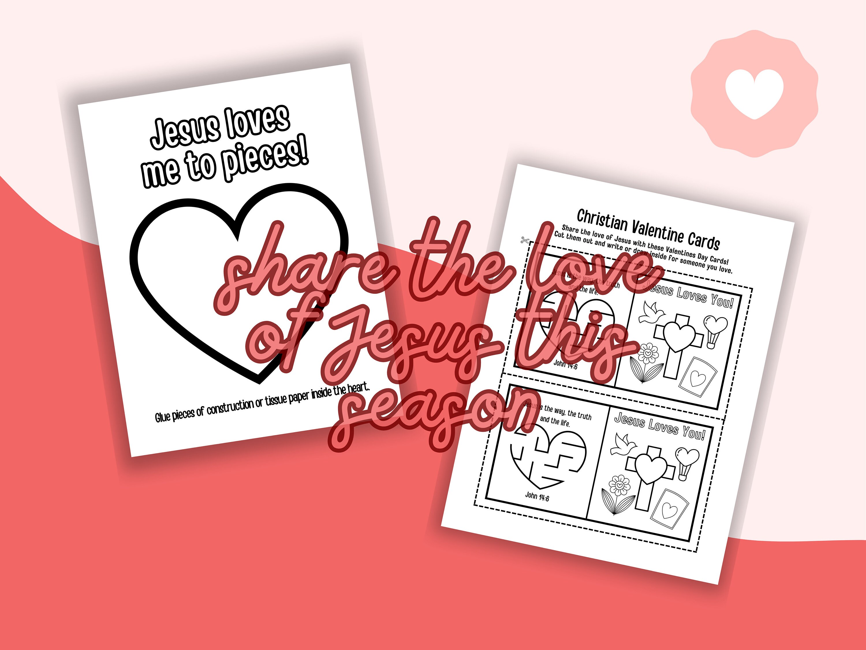 Valentine's Day Bible Lesson for Kids / Toddlers, Sunday School ...