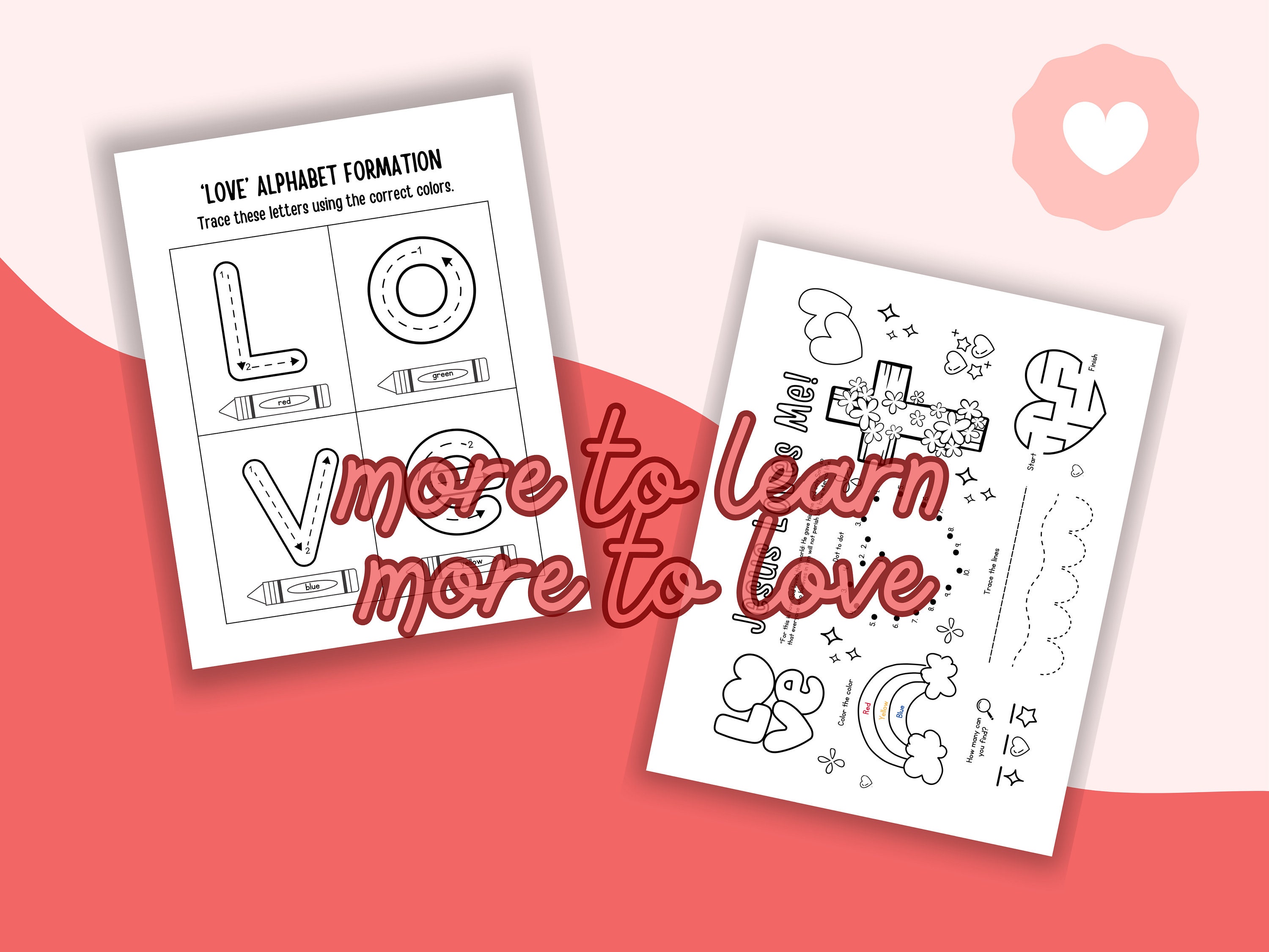 Valentine's Day Bible Lesson for Kids / Toddlers, Sunday School ...