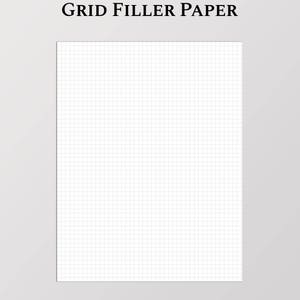 Bullet Journal Filler Paper Bundle With Dot Grid and Square Grid Paper ...
