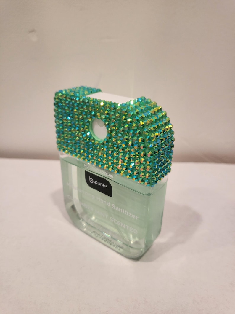 Bedazzled Bejeweled Bling Rhinestone Refillable Sanitizer Spritzer ...