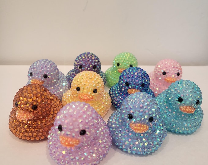Bedazzled Bejeweled Bling Rhinestone Mini Jeep Ducks Duckies Duck ...