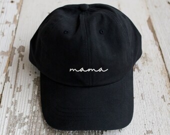 Embroidered Mom Hat - Etsy