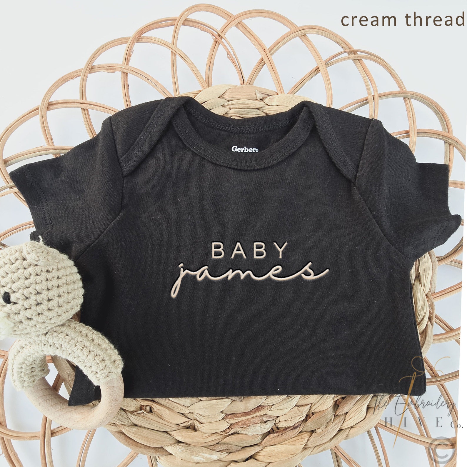 Embroidered Onesies® Brand, Personalized Baby Girl ONESIES® Brand ...
