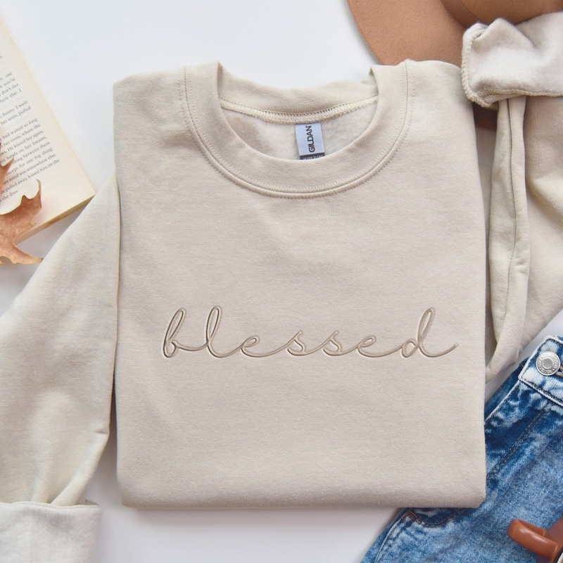 Women Sweatshirt Blessed - Etsy