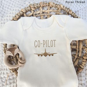 Embroidered ONESIES® Brand, Co Pilot, Pilot ONESIES® Pregnancy ...