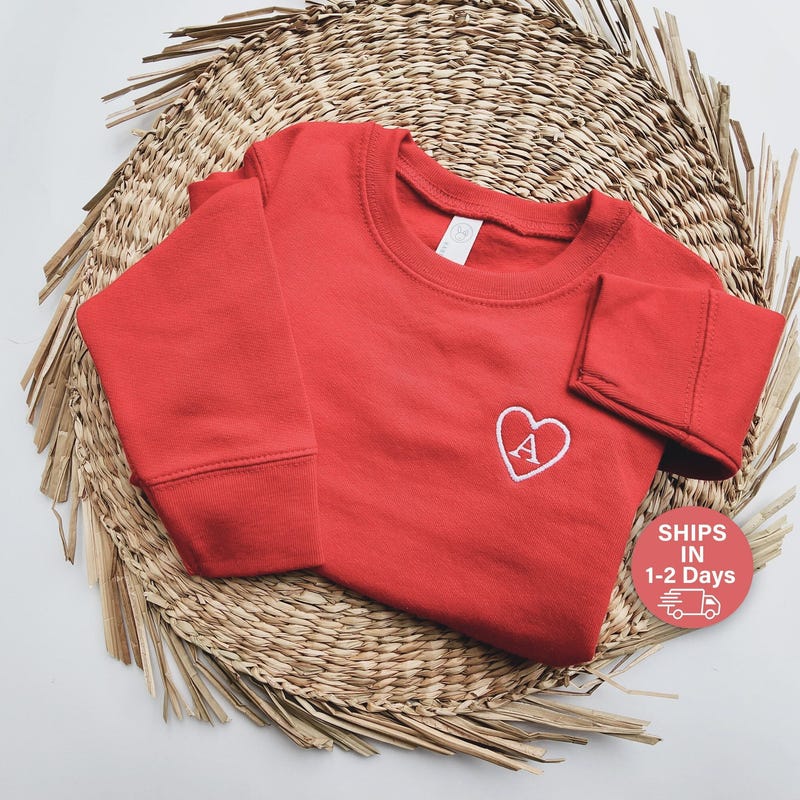 Valentines Initial Shirt - Etsy