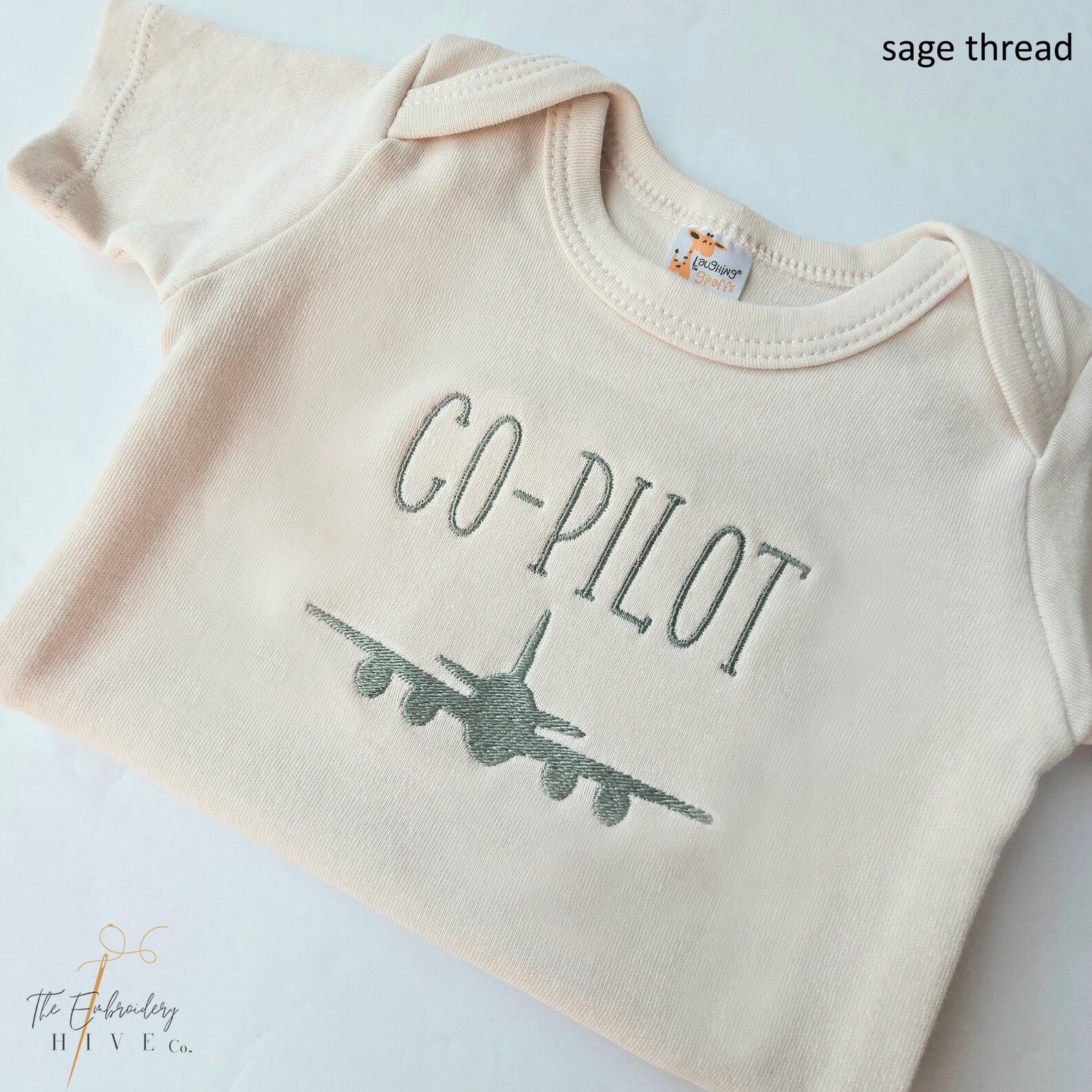 Embroidered ONESIES® Brand, Co Pilot, Pilot ONESIES® Pregnancy ...