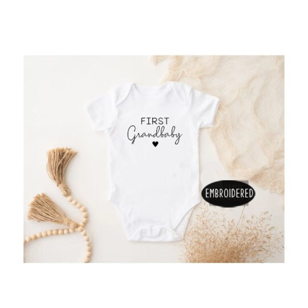 First Grandbaby Onesies® Brand, First Grandbaby, Pregnancy Announcement ...