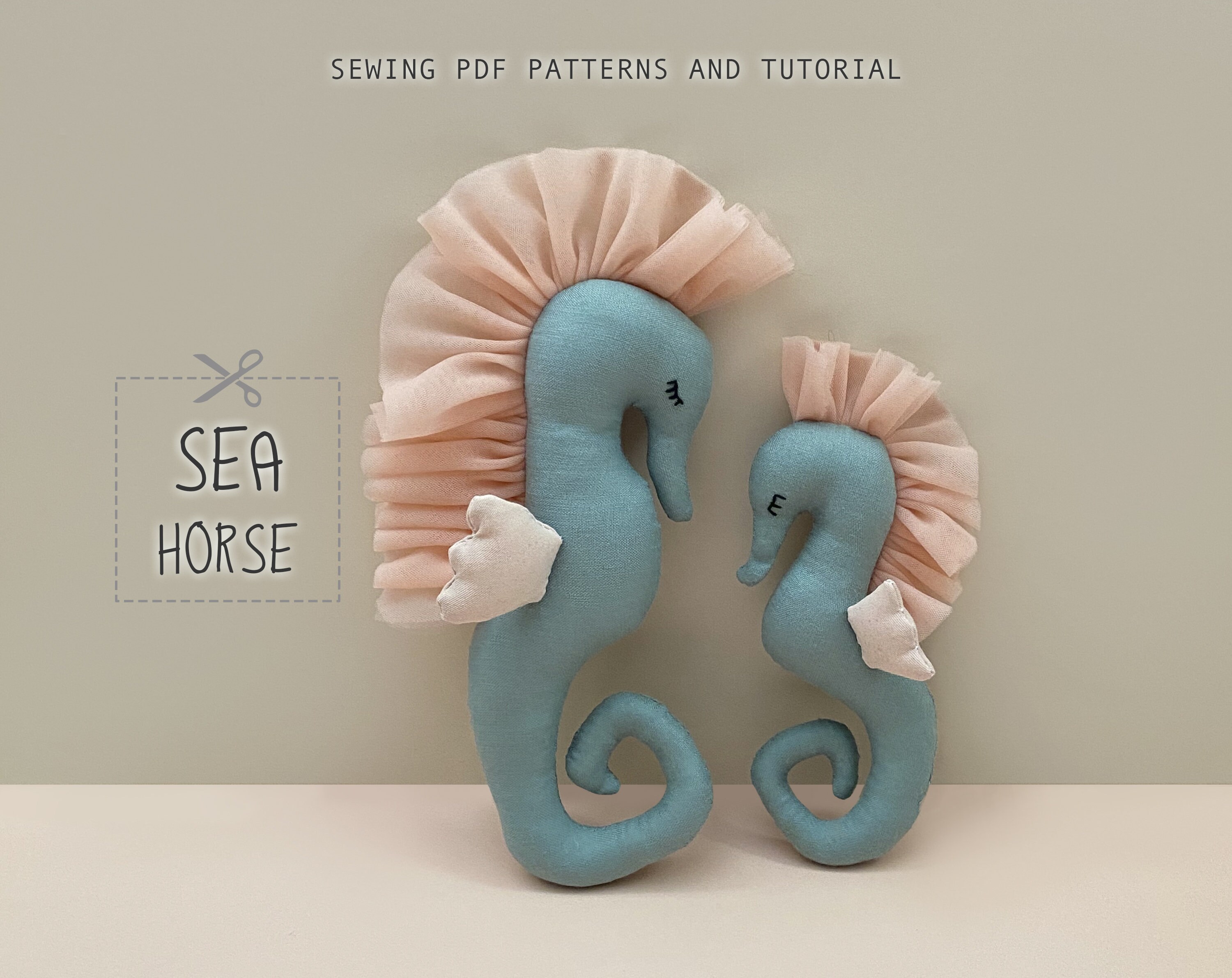 Seahorse Sewing Pattern