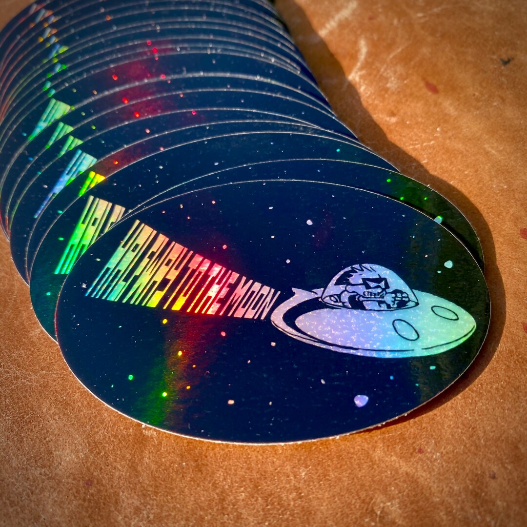 Spaceman Spiff Halfway to the Moon Sticker - Etsy