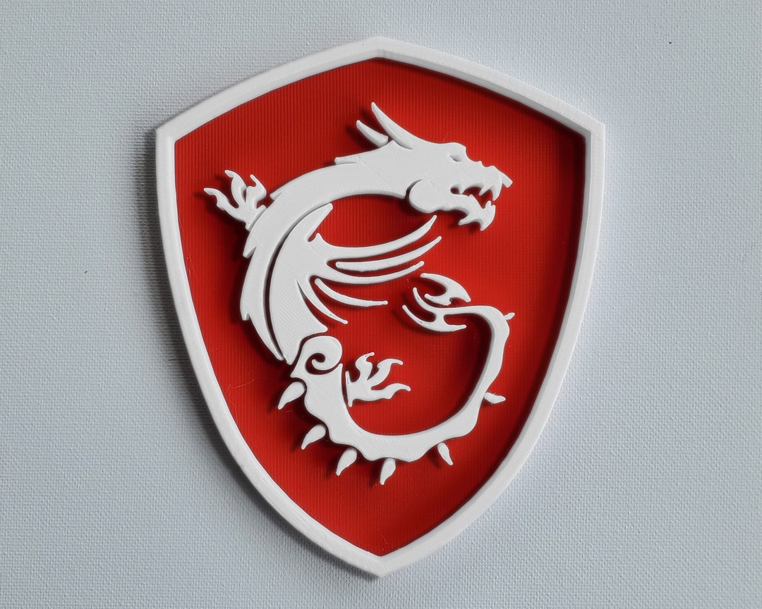 MSI Dragon Logo Gaming G Series Plaque - Etsy