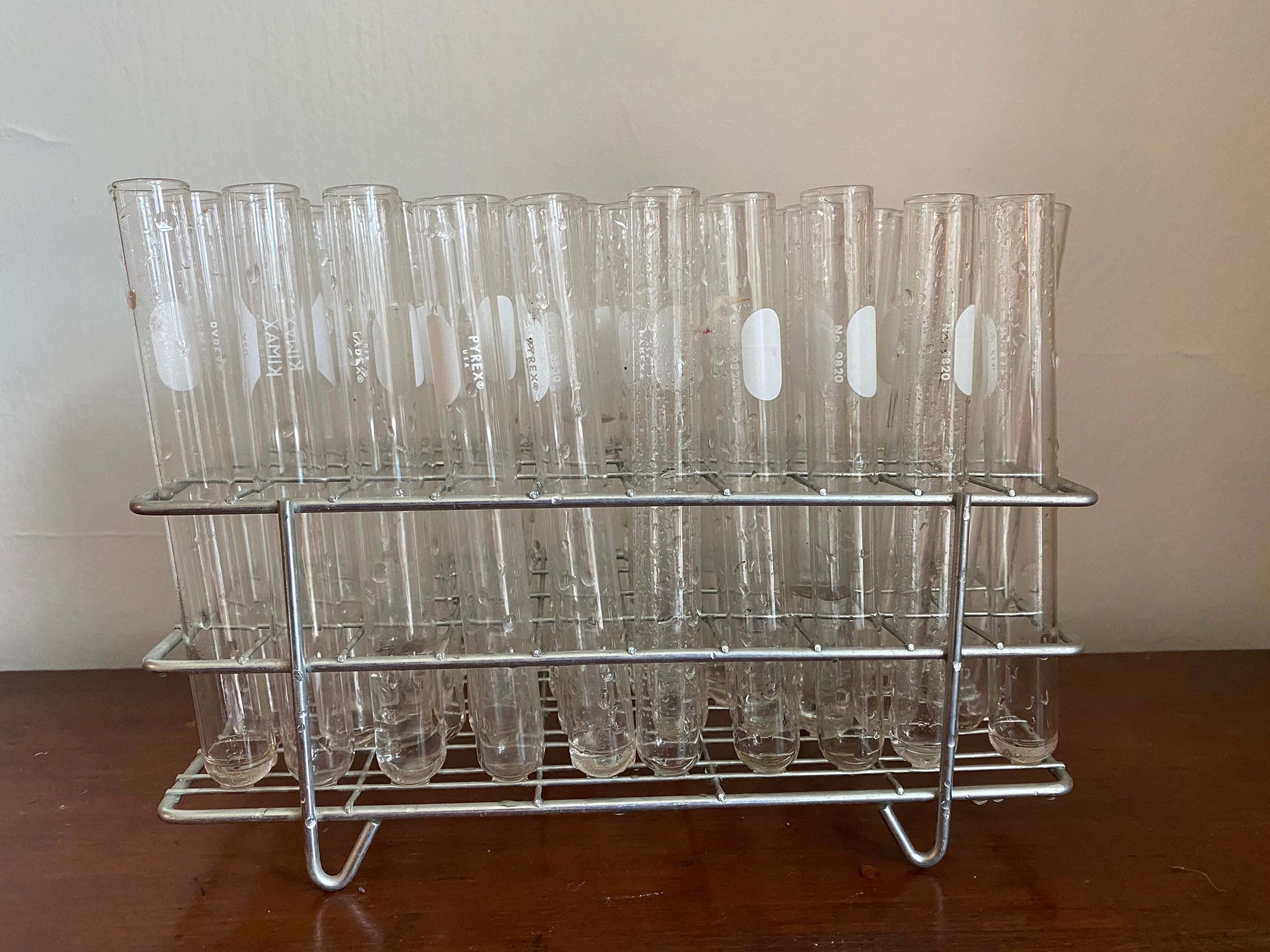 Vintage Test Tube Holder (30 Test Tubes) - Etsy