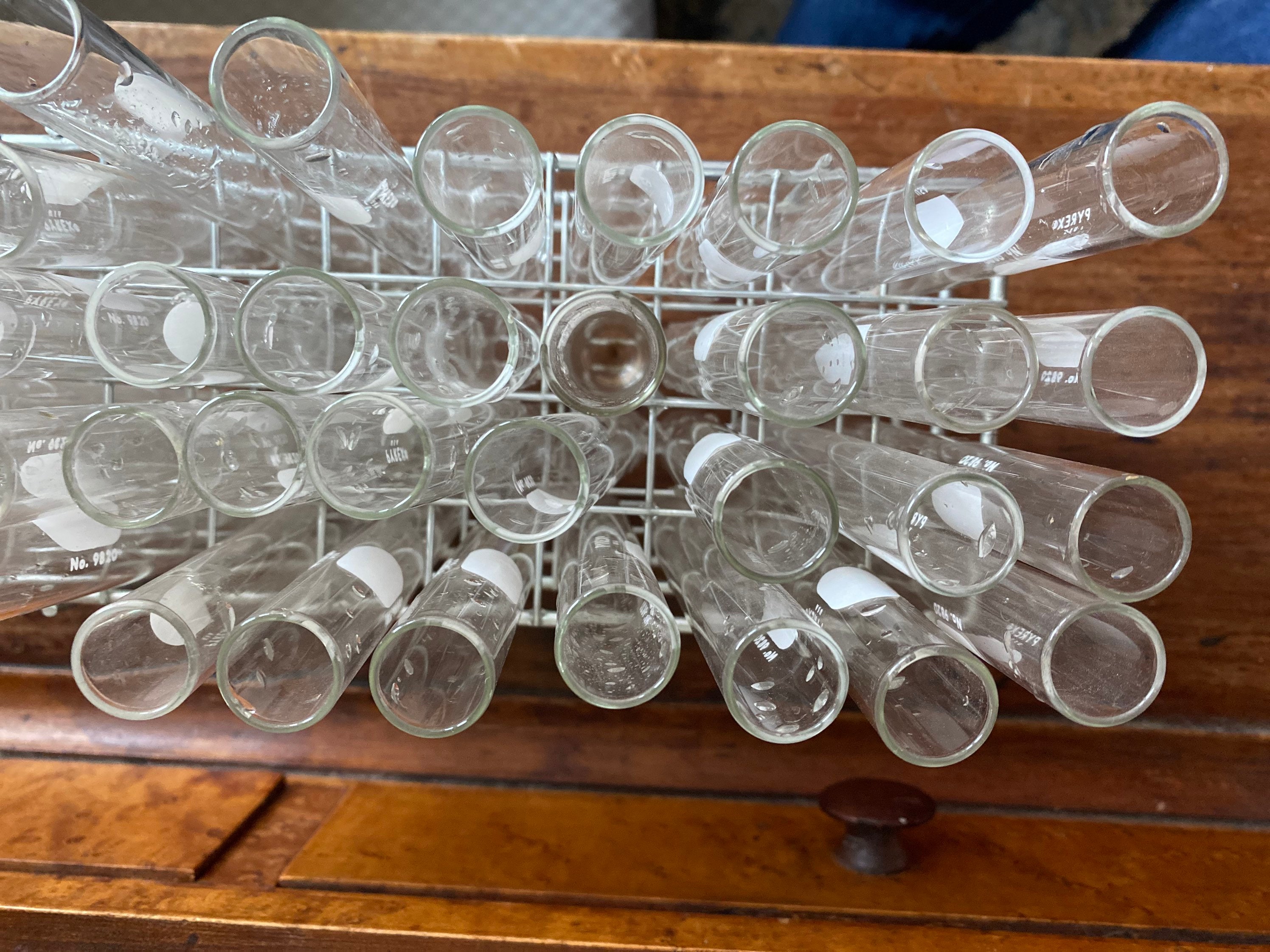 Vintage Test Tube Holder (30 Test Tubes) - Etsy