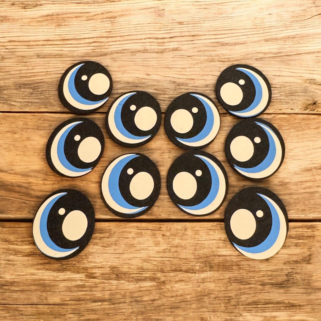 Felt Blue Eyes W/o Lash 5 Pack 1 - Etsy
