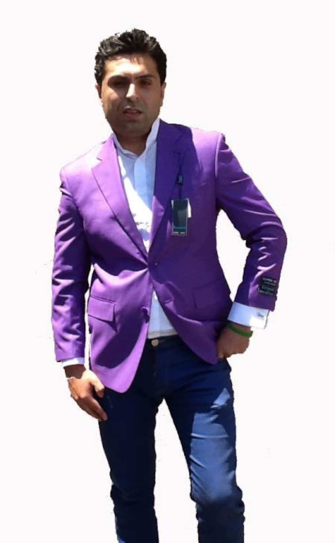 Stage Party Bright Mens 2 Button Sport Coat / Dinner Jacket Blazer ...