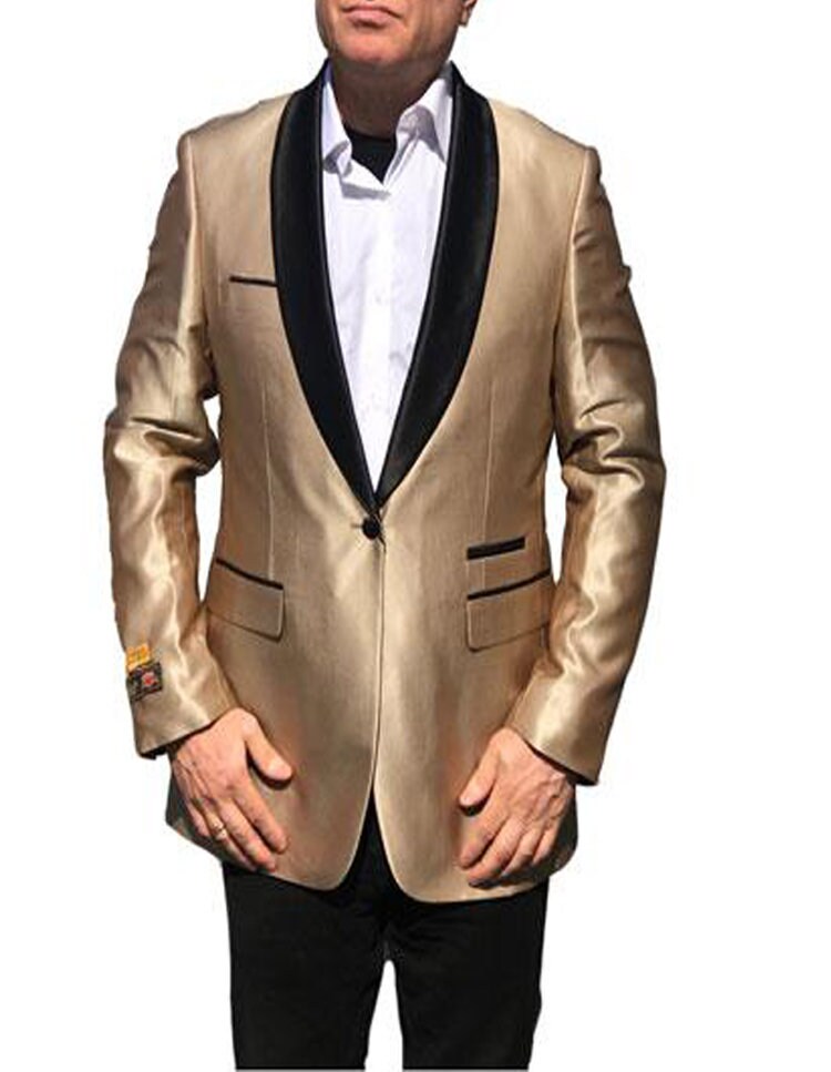 Men's Champagne-gold Tuxedo Dinner Jacket Blazer Sport Jacket - Etsy