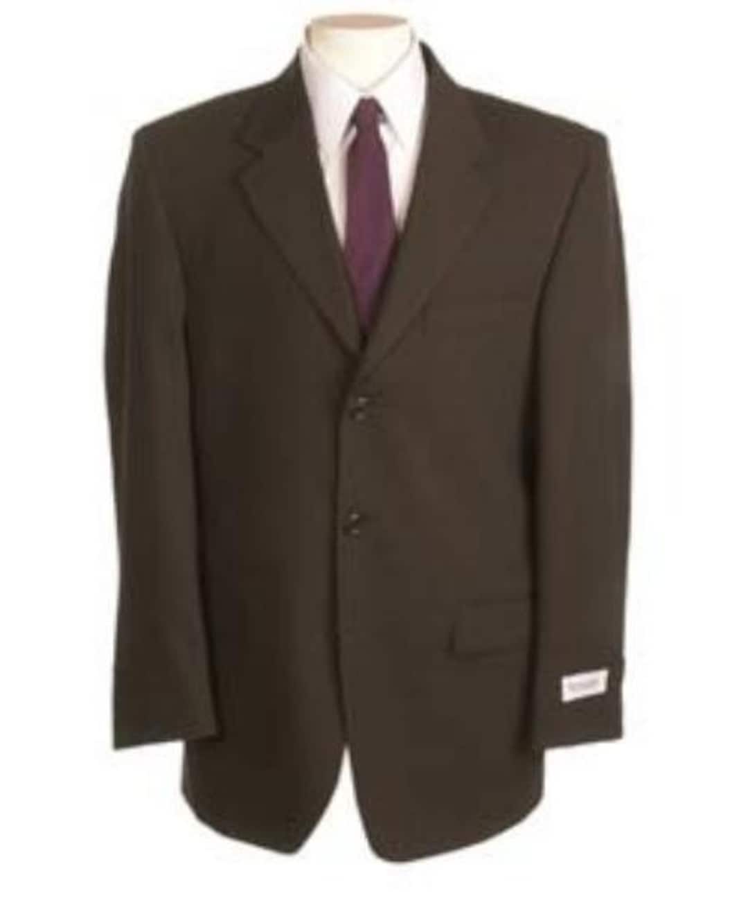 Mens Formal Chocolate Brown Single Breasted Jacket in 2 or 3 Buttons ...