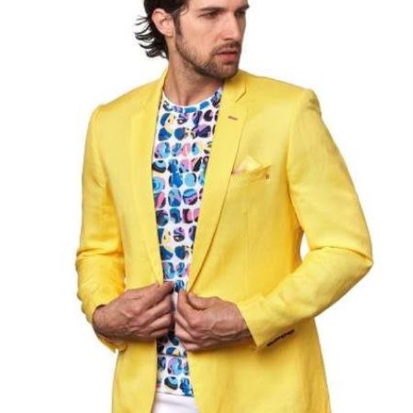 Yellow Sport Coat Men - Etsy