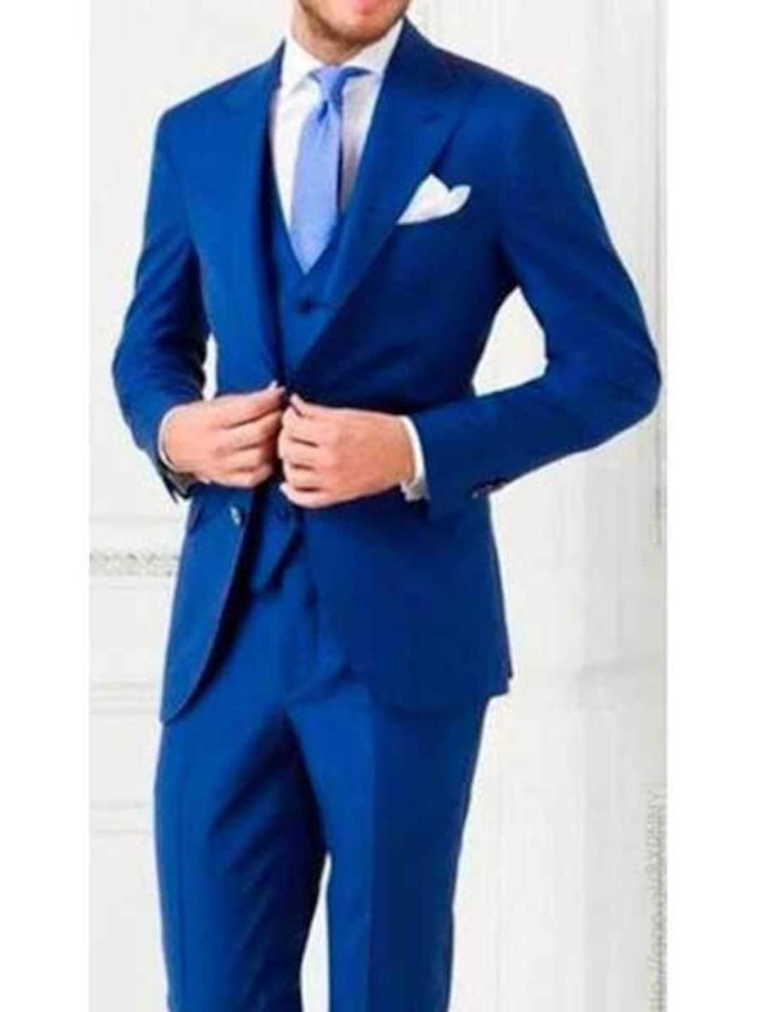 Mens Royal Blue Jacket / Blazer Only - Etsy