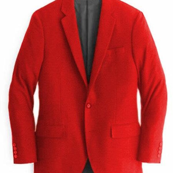 Red Sport Coat - Etsy