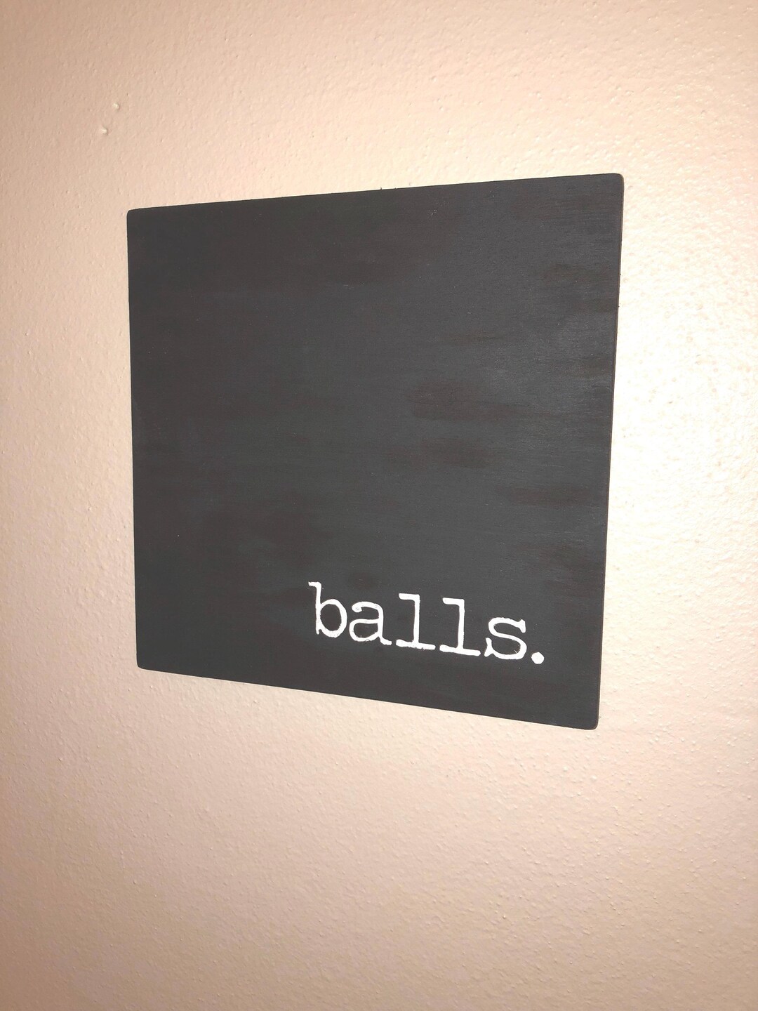 Balls Sign Rustic Sign Farmhouse Sign Wood Balls Decor Fixer Upper Sign ...