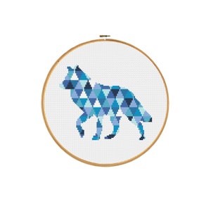 Geometric Cross Stitch Patterns, Set of 3 Animal Patterns PDF, Animal ...