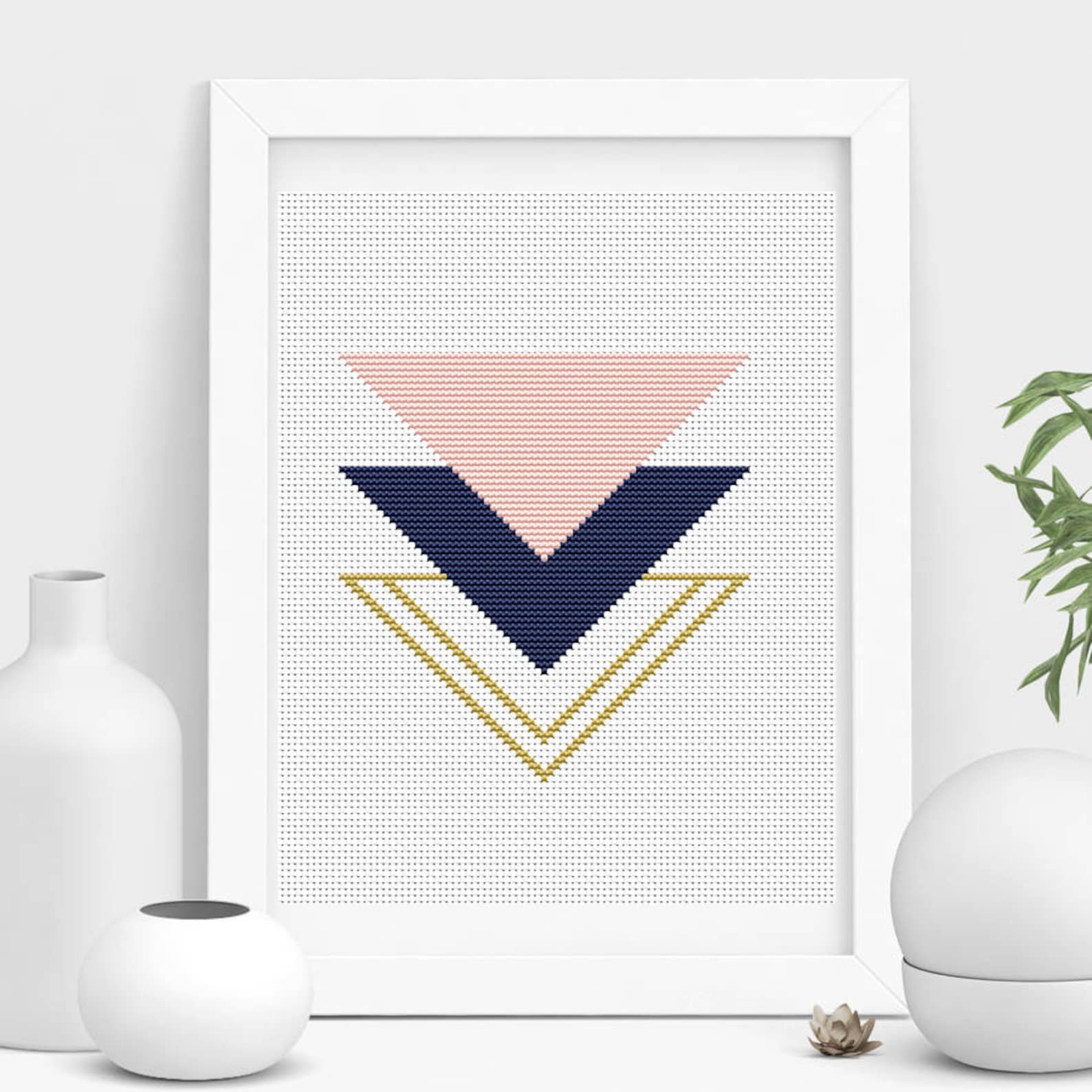 Set of Patterns Geometric Cross Stitch Pattern Modern Cross | Etsy