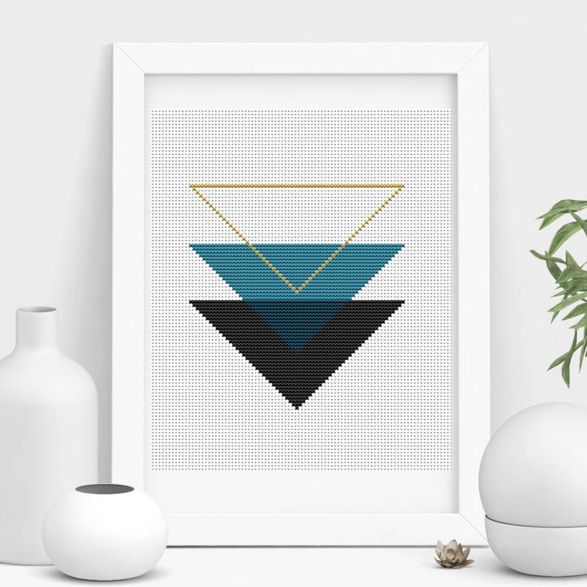 Set of Patterns Geometric Cross Stitch Pattern Modern Cross | Etsy