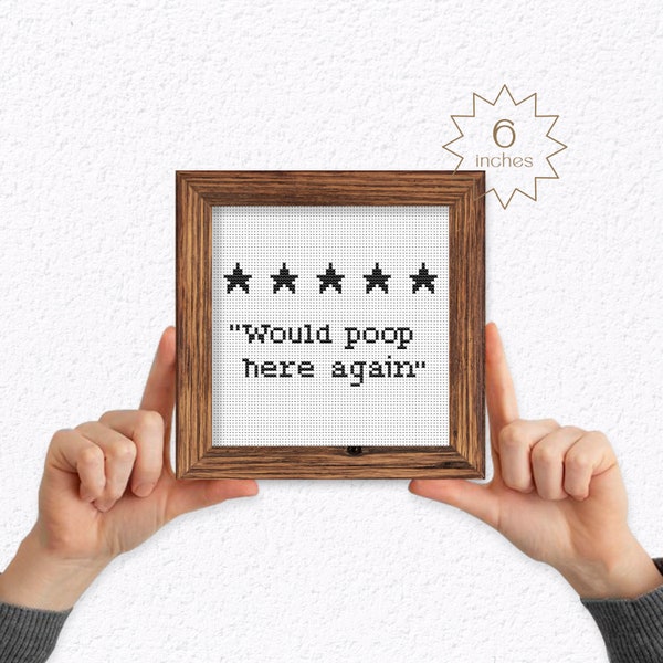 Poop Cross Stitch - Etsy