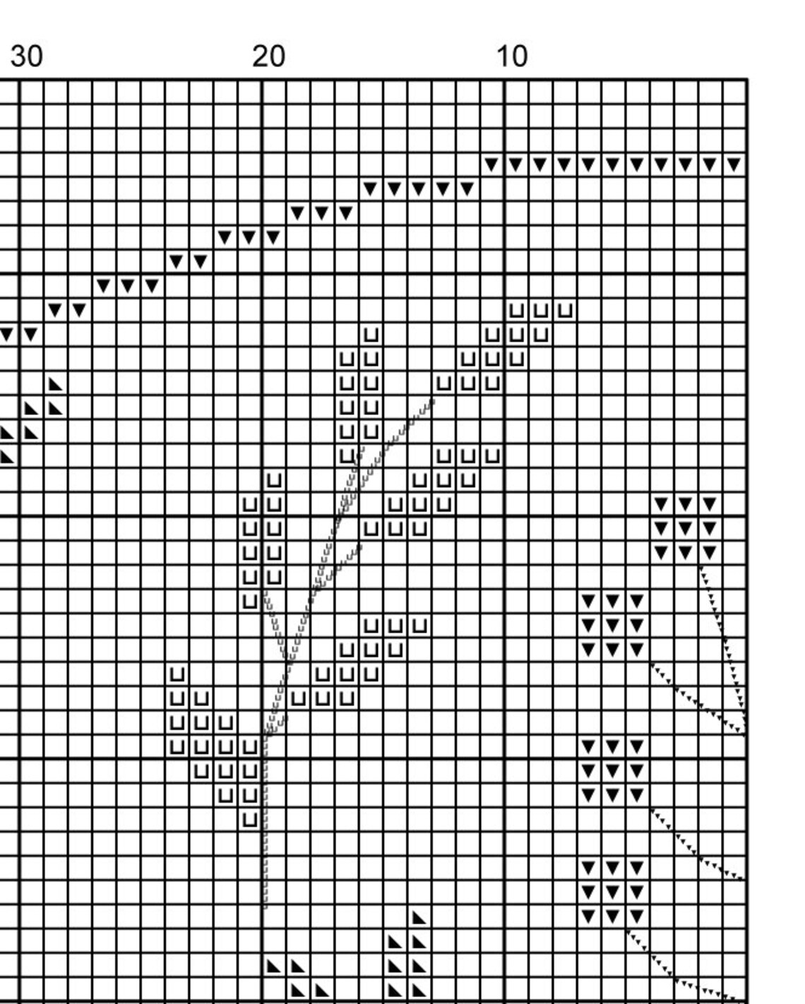 Leaves Cross Stitch Pattern Leaves Pattern Pdf Modern Cross | Etsy