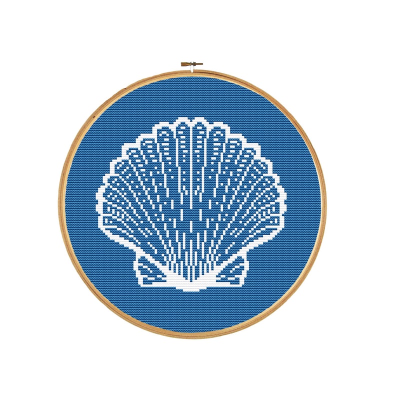 Sea cross stitch pattern Set of 6 patterns pdf Summer house | Etsy