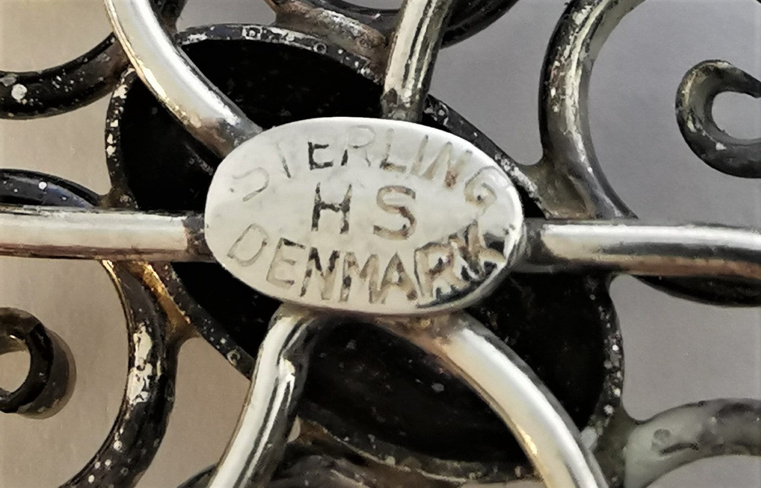 Hermann Siersbol Beautiful Brooch Marked Sterling HS and - Etsy