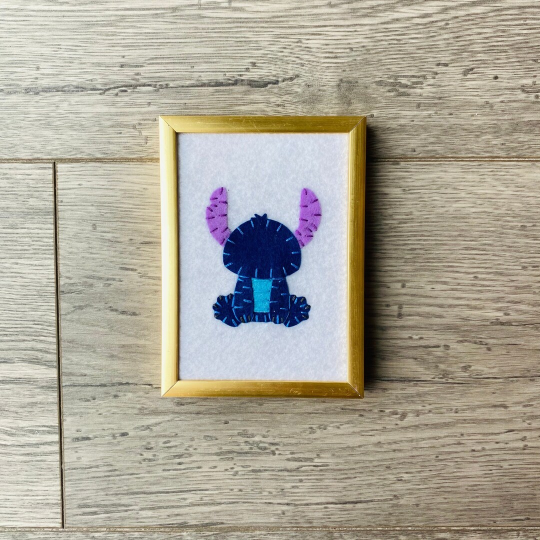 Dog Like Alien Mini Character Hand Appliquéd Felt Wall Art - Etsy