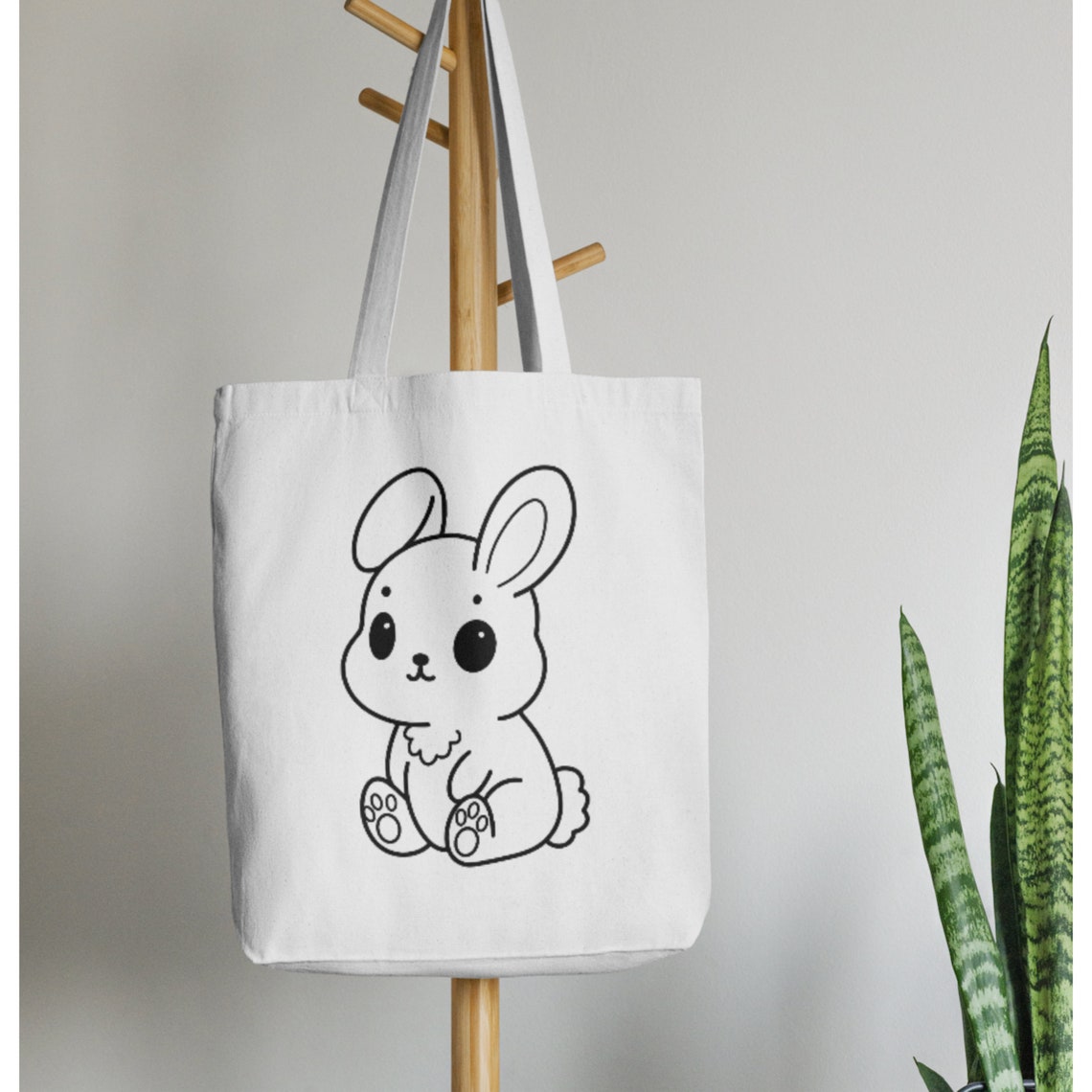 Rabbit Digital Stamps, Doodles, Clip Art Set | SVG + PNG Files for ...