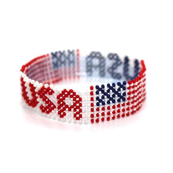Crystal Flag Bracelets